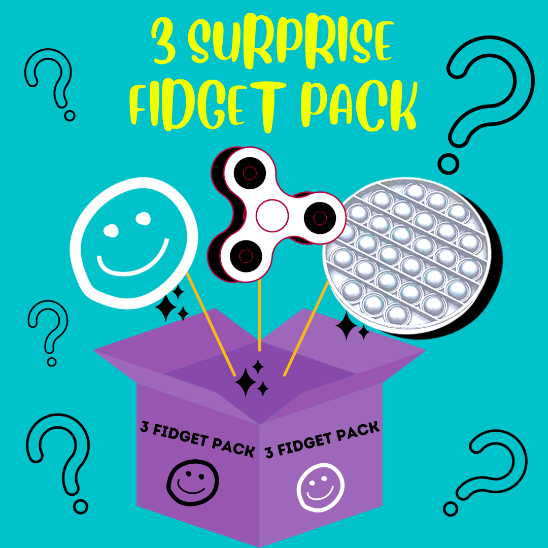 Mystery 3 Pack Fidget Sensory Toys – My Sensory Space