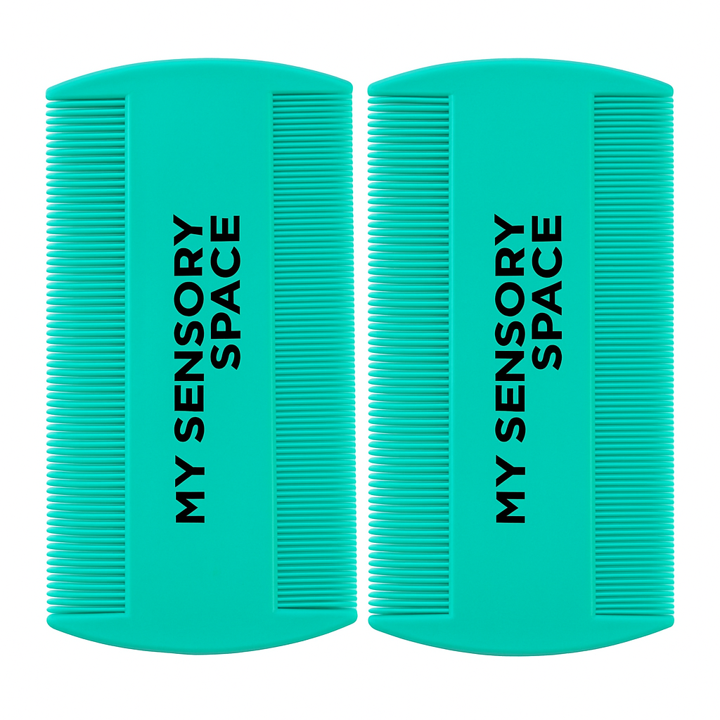2 Pack - Plastic Fine Tooth Lice Comb – My Sensory Space