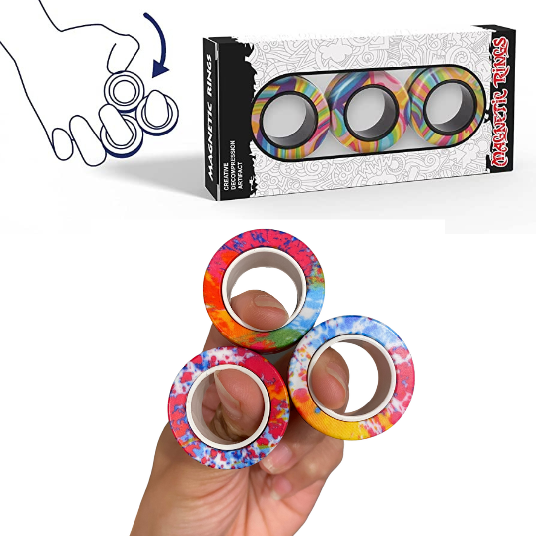 Magnetic Fidget Rings 3 Pack – My Sensory Space