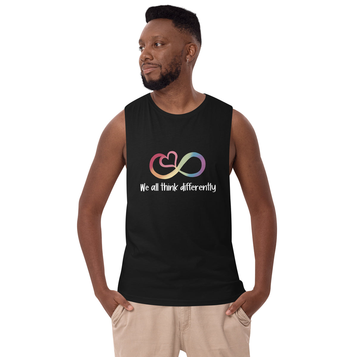 We All Think Differently Unisex Singlet XS-2XL – My Sensory Space